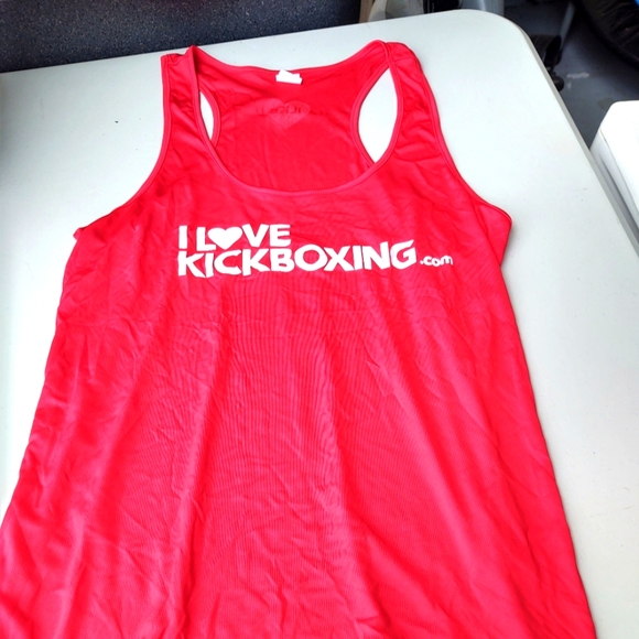 Tops | I Love Kickboxing Racer Back Tank | Poshmark